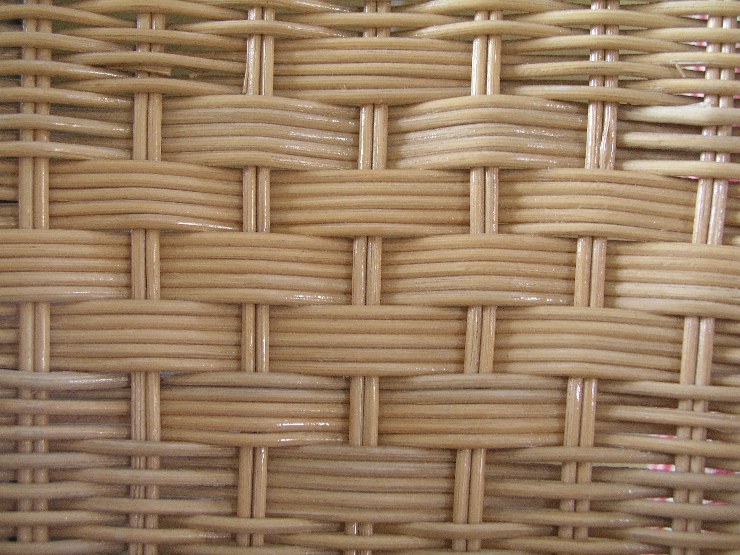 Natural Rattan Weave Texture